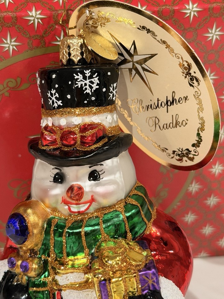 Christopher Radko - Holiday Splendor Snowman Limited Edition* Snowman ...