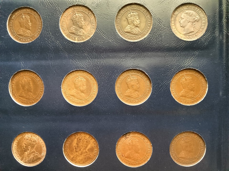 Complete Canada Canadian Cents 1858 - 2012 Vista Album Book Folder No ...