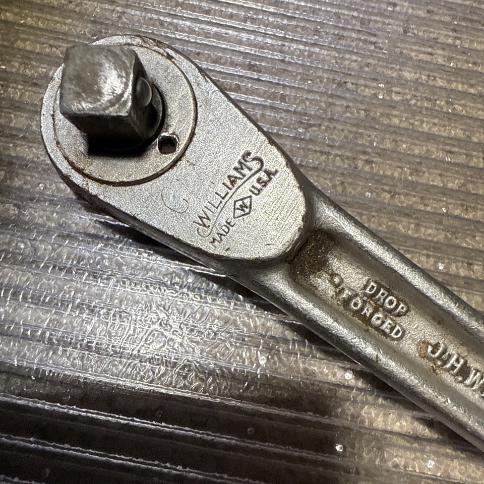 Vintage, Williams Tools, Drive Gearless Ratchet, U.S.A. | eBay