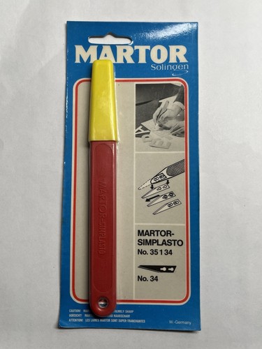 Vintage 35134 MARTOR SIMPLASTO Utility Knife, Solingen Germany | eBay
