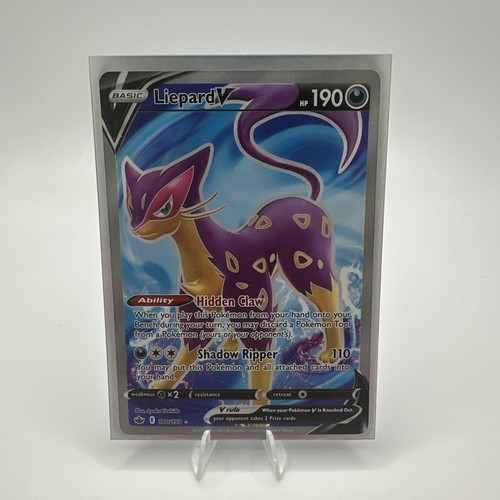 Pokemon - Liepard V (Full Art) - 180/198 - Chilling Reign - Holo ...