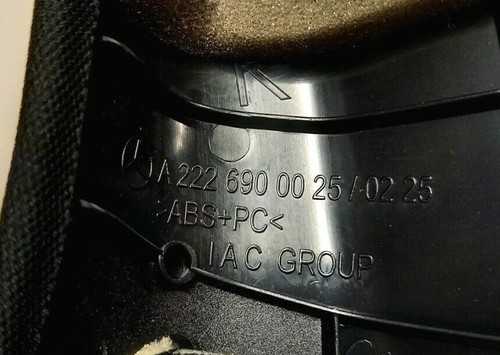 Original Mercedes W222 Verkleidung A-Säule rechts A2226900025 ...