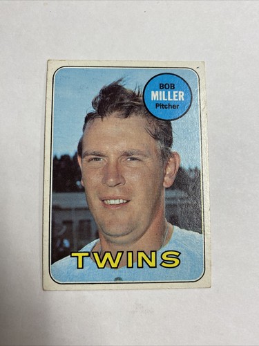 1969 Topps Bob Miller Minnesota Twins Card #403 | eBay