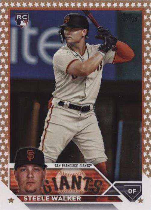 2023 Topps Complete Set - Steele Walker #264 Gold Star (RC) for sale ...
