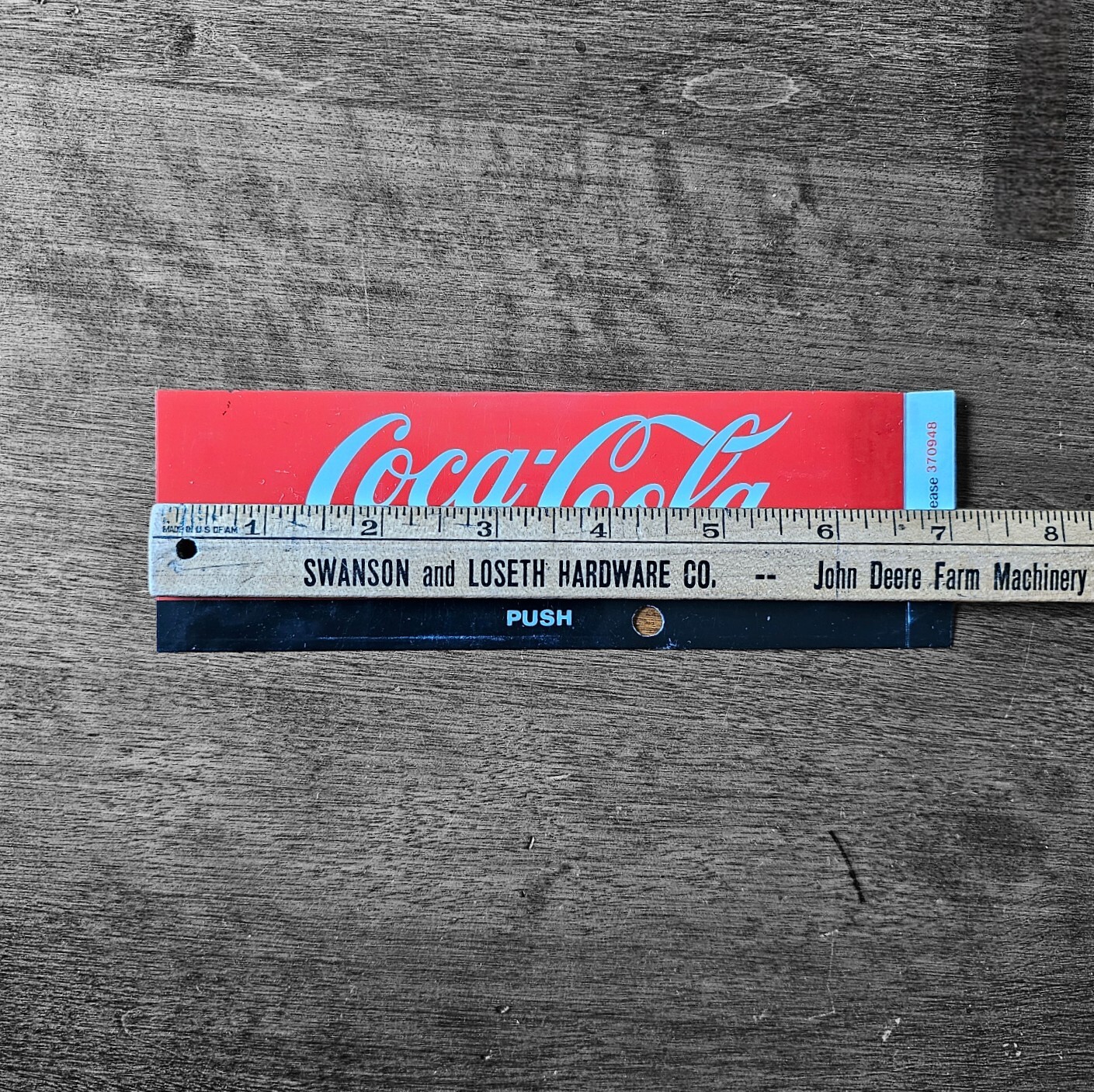 Vintage Coca Cola Vending Machine Plastic Label 1980s/1990s | eBay