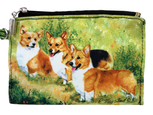 Pembroke Welsh Corgi Pet Dog Zippered Pouch / Coin Purse By Ruth ...