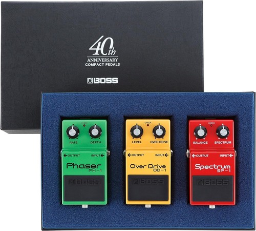 BOSS BOX-40 40th Anniversary Box Set PH-1 SP-1 OD-1 Guitar Effect ...
