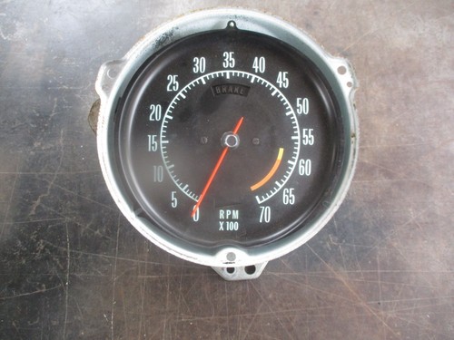 69 70 71 72 73 74 CORVETTE BIG BLOCK 7000 RPM TACHOMETER TACH OEM WORKS ...