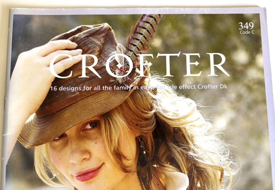 Sirdar Crofter Fair Isle Yarn Effect Knitting Pattern Book 16 Designs ...