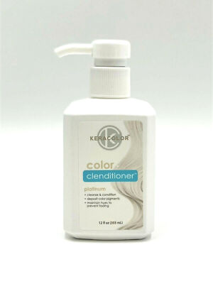 Keracolor Color + Clenditioner Platinum 12 oz – Cleanse & Condition ...