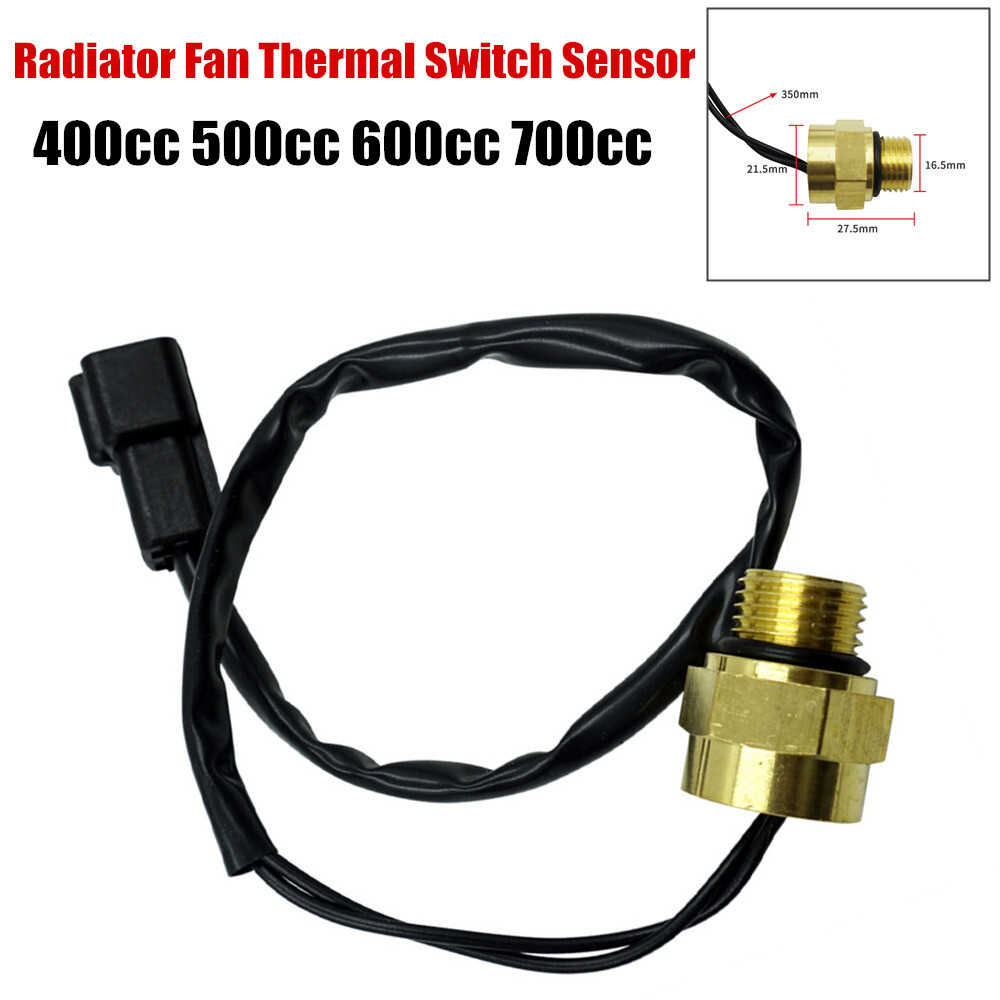 Radiator Fan Thermal Switch Sensor For 400 500 600 700 Motorcycle ATV ...