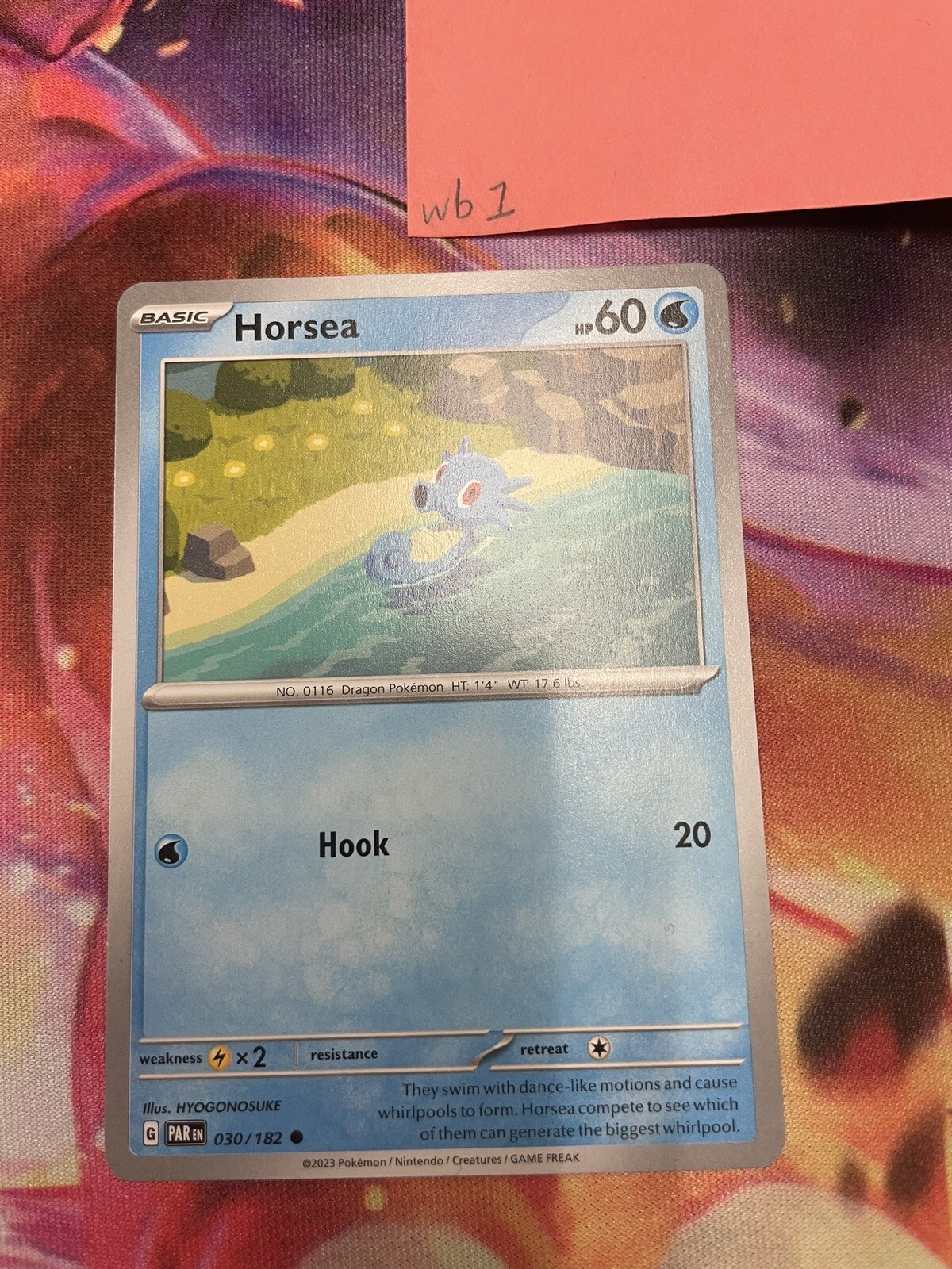 Horsea 030/182 - Paradox Rift - Common - Pokemon Card TCG - NM | eBay
