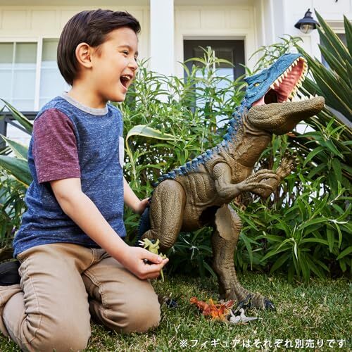 Mattel Jurassic World Super Big! Allosaurus Dinosaur Toy 100cm HRX53 ...
