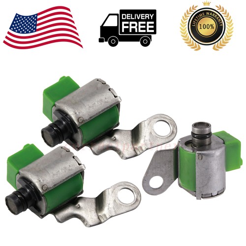 A340 AW4 TRANSMISSION SOLENOID KIT 3PC Shift TCC Lock Up A340E A340F ...