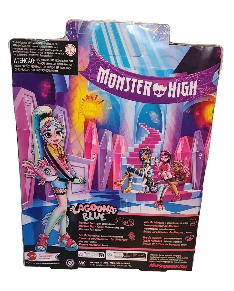 Monster High Lagoona Blue Monster Pet Neptuna | eBay
