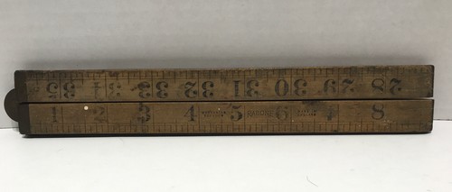 Rabone Warranted Boxwood Folding Ruler. 36” 3’ Made In England No.1167 ...