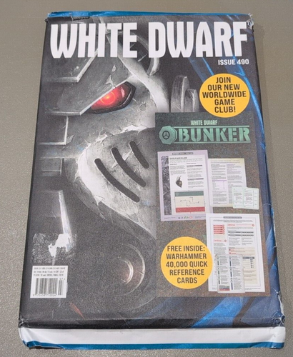 White Dwarf Magazine, Issue 490 - Warhammer 40k, AOS - NEW, Sealed | eBay