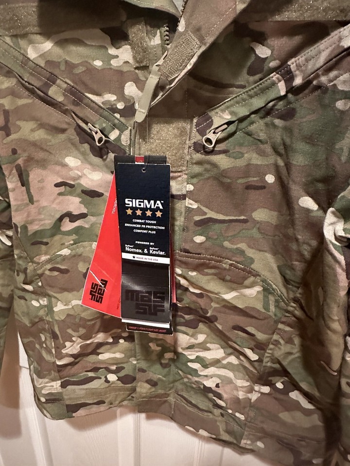 NEW Massif SMALL FR Flight Suit Jacket Top MULTICAM Flame Resistant ...
