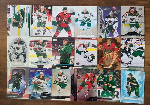 Huge Lot of 162 Minnesota Wild Hockey Cards with Rookies Included. | eBay