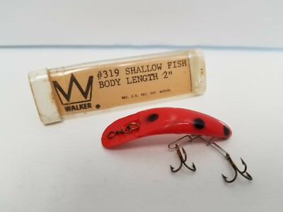 Vintage Walker Fishing Lure #319 New Old Stock in Original Packaging | eBay