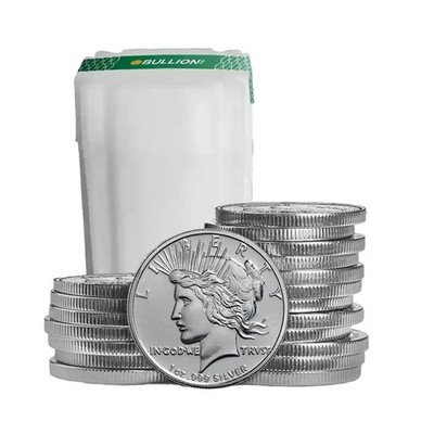 1 oz Silver Peace Dollar Round .999 Fine Silver - Tube of 20 Rounds | eBay