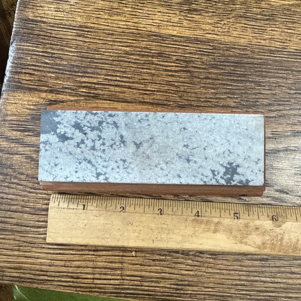 Vintage Sharpening Stone Whetstone with Wood Box Bottom Nice Stone | eBay