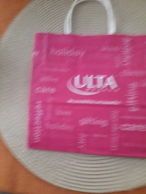 ULTA BEAUTY paper Empty shopping Gift Bag TOTE 8" x 8" | eBay