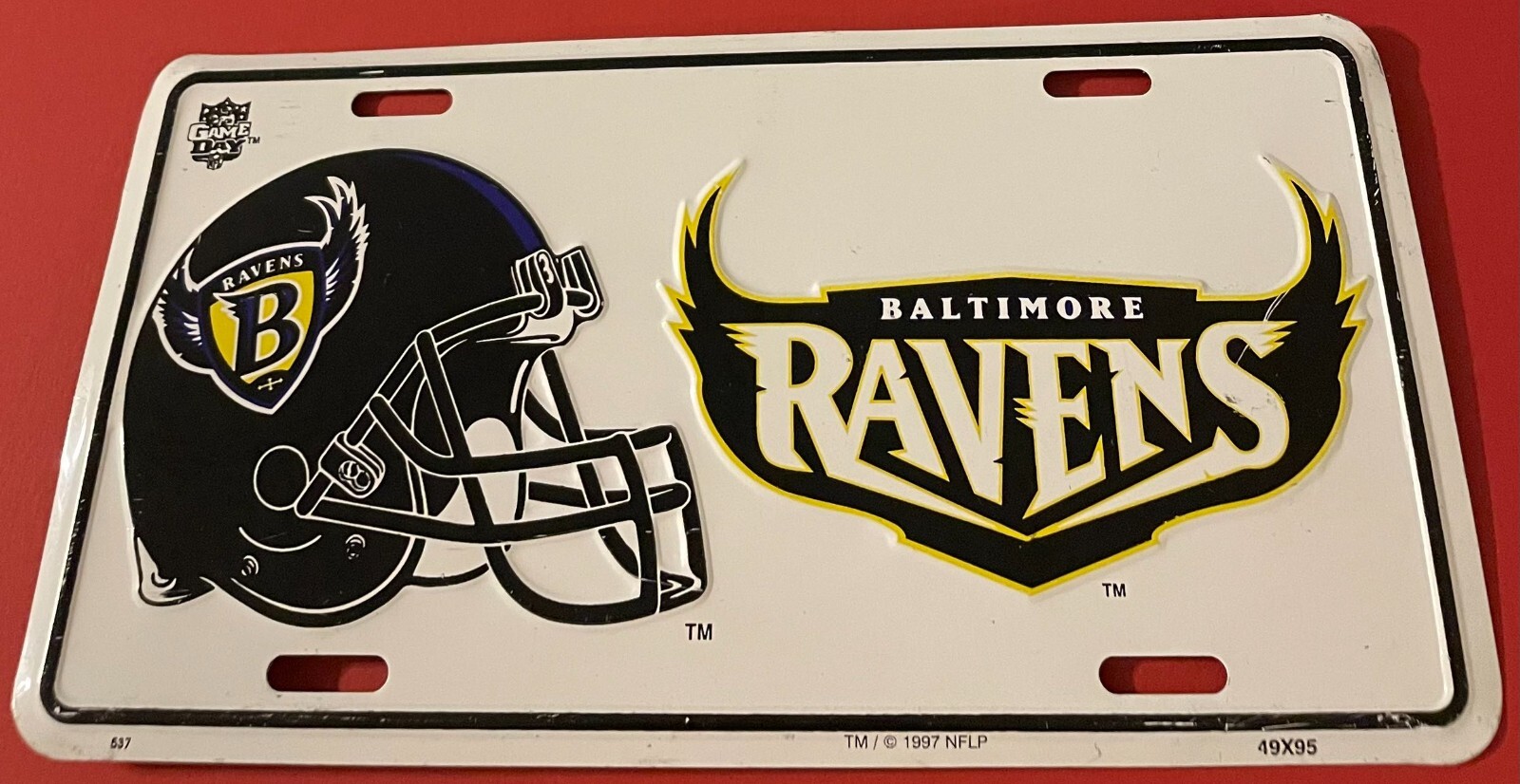 Baltimore Ravens Booster License Plate Maryland | eBay