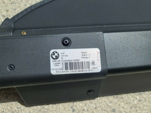 2018-2020 BMW X3 Cargo Cover Sun Shade 51477471986 OEM for sale online ...