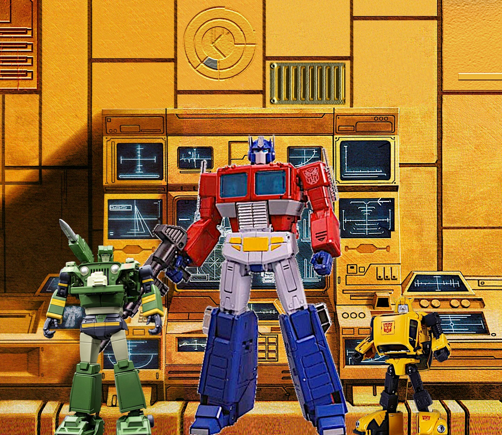 Transformers G1 85 Masterpiece Teletraan 1 Ark Autobot Dinobot Diorama ...