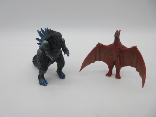 Lot of 2 Figures BLUE GODZILLA & RODAN Mini Figures ~2.25" Tall | eBay