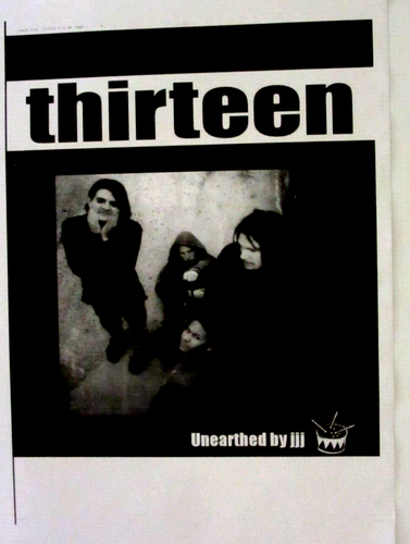THIRTEEN ORIGINAL PROMO POSTER (UNCUT) | eBay