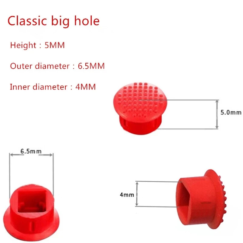 5pcs Trackpoint Red Cap For Lenovo IBM Thinkpad Rubber Keyboard ...