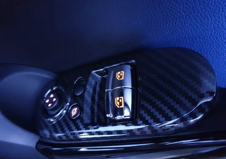 Fits MINI F56 Carbon Look Window Switch Covers One Cooper S JCW UK ...