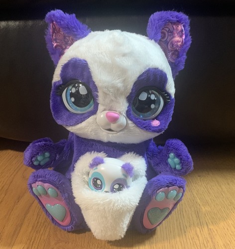 Peek-A-Roo, Interactive Panda-Roo Plush Toy with Baby and Over 150 ...