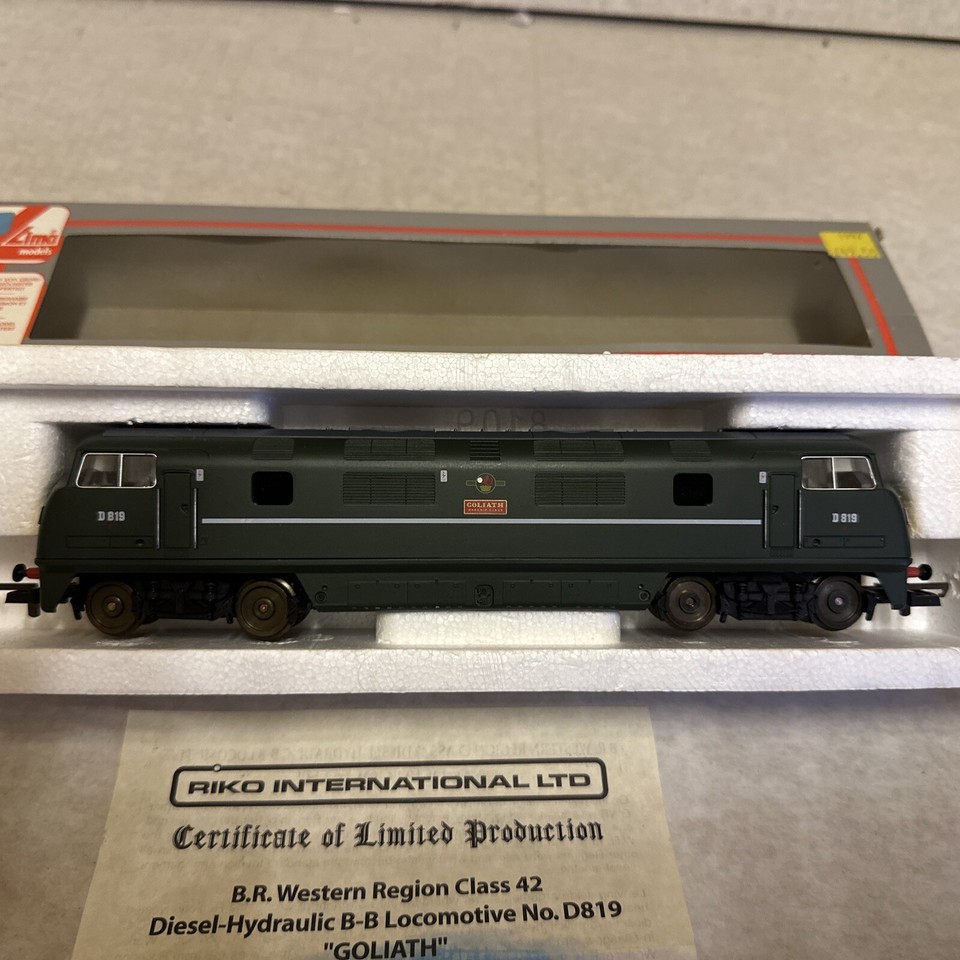 Lima L204837 Class 42 Warship D819 'Goliath' in BR green LIMITED ...