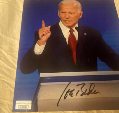 President Joe Biden AUTOGRAPH 8x10 Photo w/ COA CERTIFIED Authentic ...