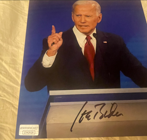 President Joe Biden AUTOGRAPH 8x10 Photo w/ COA CERTIFIED Authentic ...