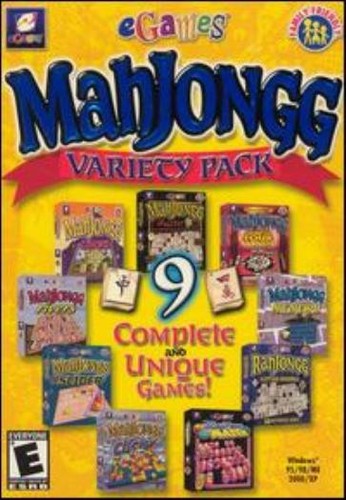 MahJongg Variety Pack 1 PC CD 9 full games! Four Winds, RahJongg Curse ...