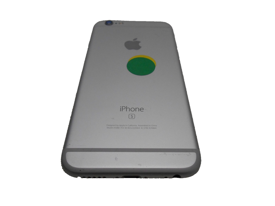 Apple iPhone 6S A1688 32GB Wi-Fi - Silver *No AC/SIM* w/Battery (Grade ...