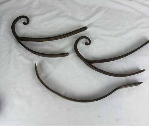 Vtg antique cast iron horse drawn carriage buggy sleigh farm Sled ...