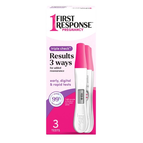 First Response Triple Check Pregnancy Test 3 ct. 22600020202| eBay