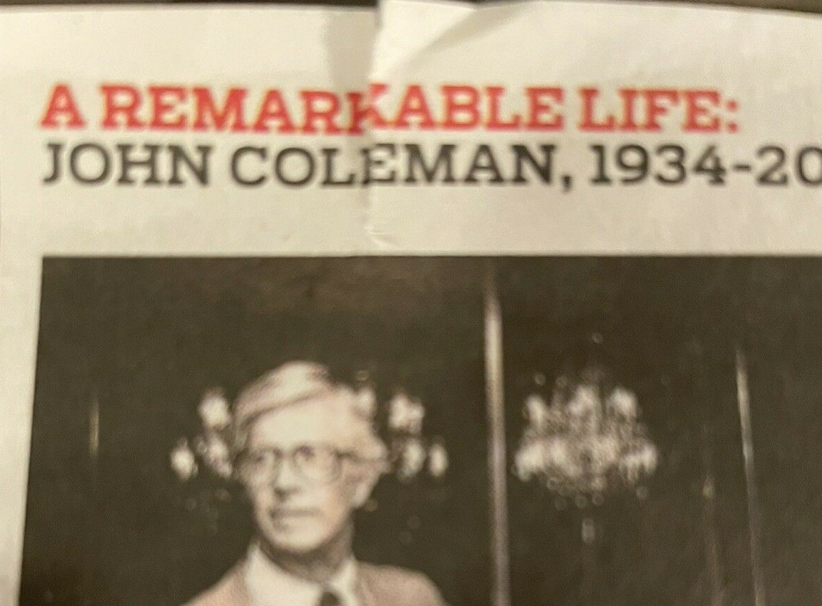 JOHN COLEMAN 1934-2018 OBITUARY METEOROLOGIST WAS WEATHER CHANNEL ...