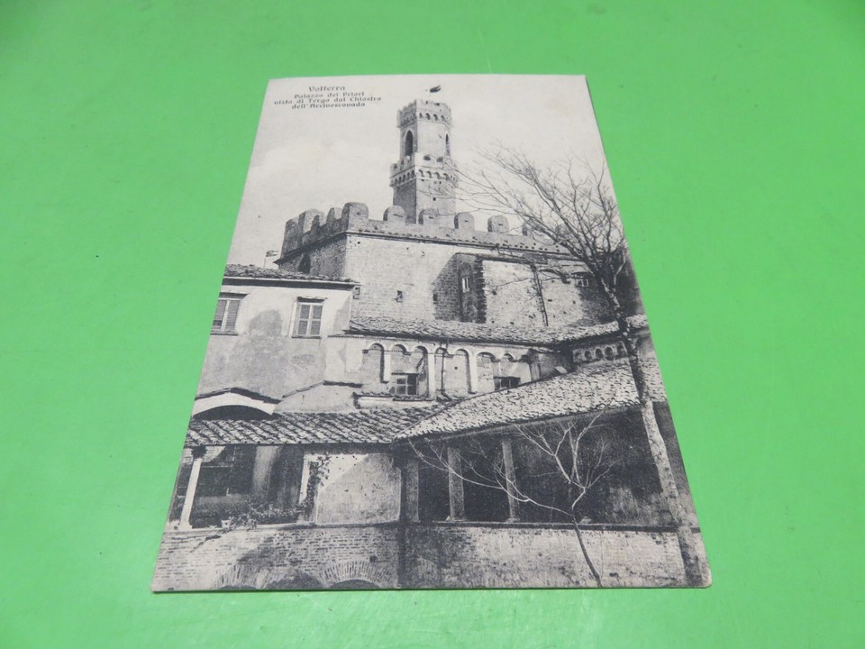 Vintage Postcard VOLTERRA Palazzo Dei Priori Shipped 1910 | eBay UK