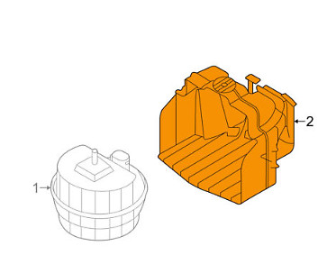 NEW BMW 1 F20 ALTERNATIVE POWER SIREN BRACKET PLATE 65759224277 OEM | eBay