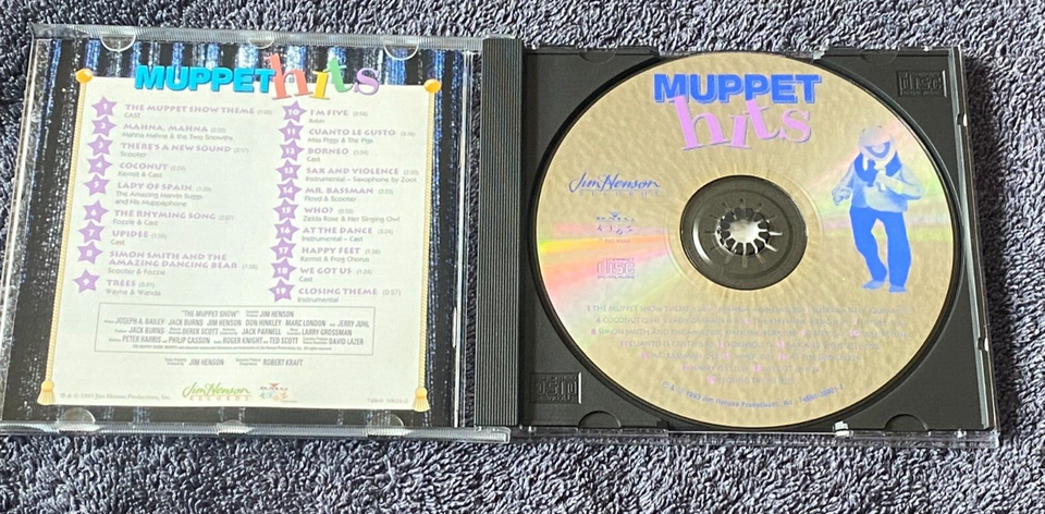 Jim Henson's MUPPET HITS CD 19 tracks 1993 BMG Music RARE NEARMINT | eBay
