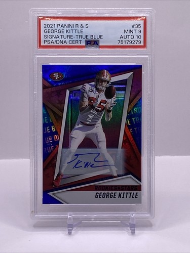 2021 Rookies & Stars George Kittle True Blue Auto /5 PSA 9/10 POP 1 | eBay
