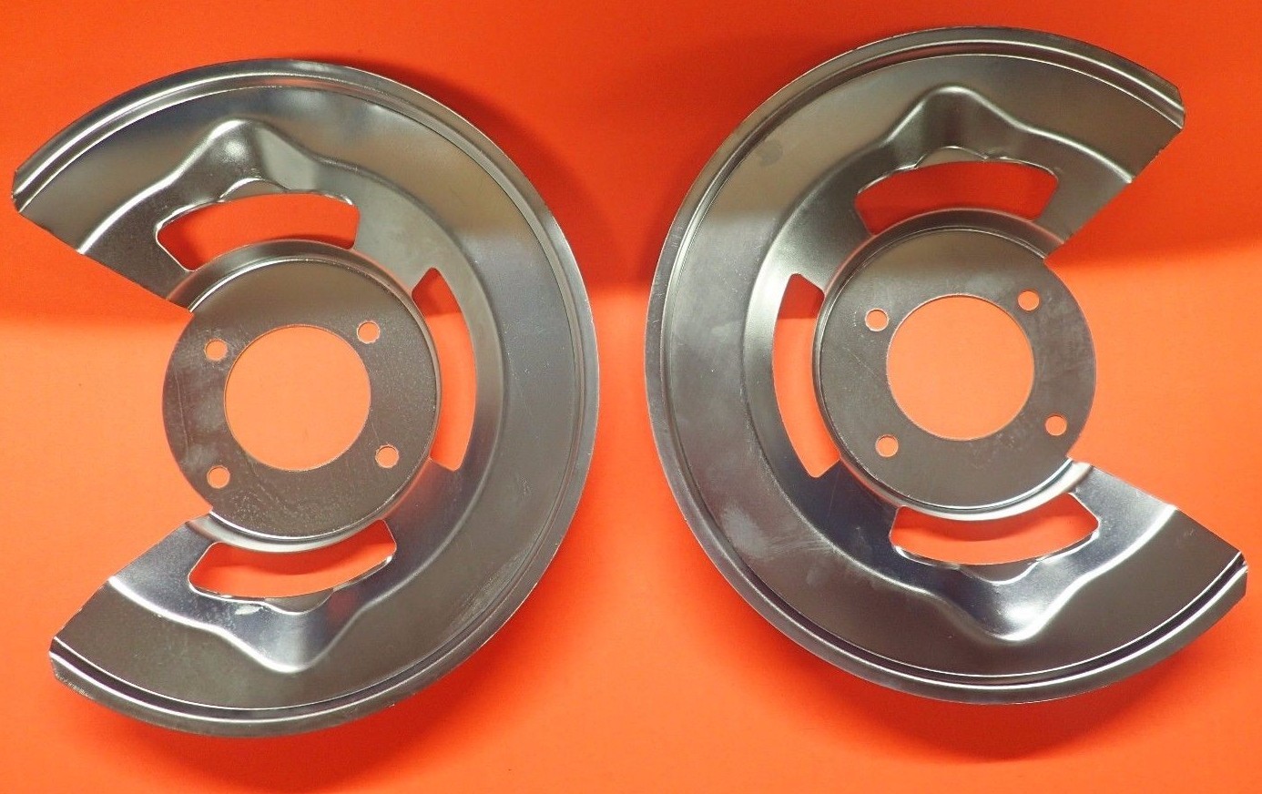 1964-1967 Ford Mustang disc brake dust splash shields 4 piston disc ...
