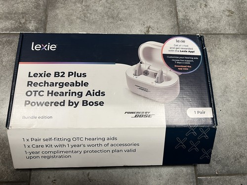 Lexie B2 Plus OTC Hearing Aids Powered by Bose Rechargeable Hearing ...