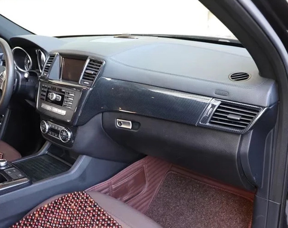 For 2012-2015 Mercedes-Benz ML350 Carbon Fiber Interior Kit Cover Trim ...